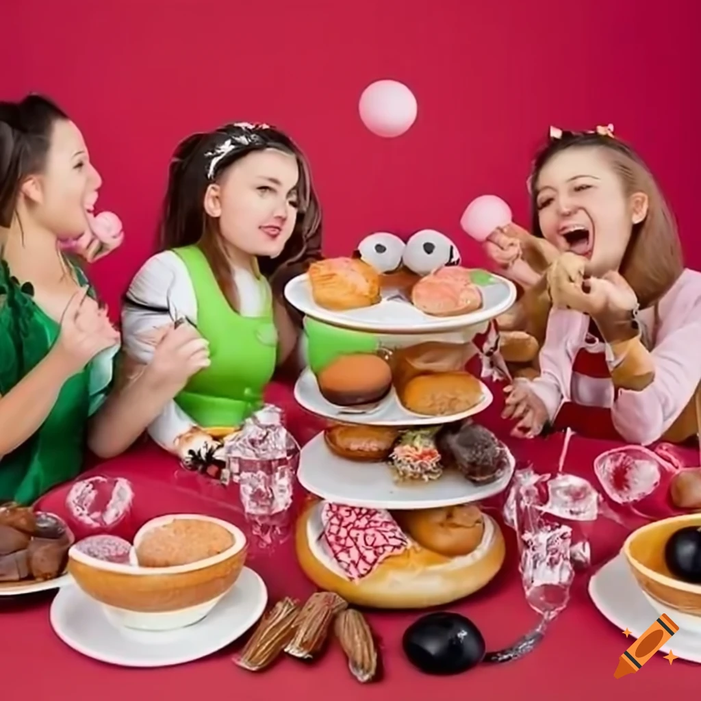 Football tea party with doughnuts