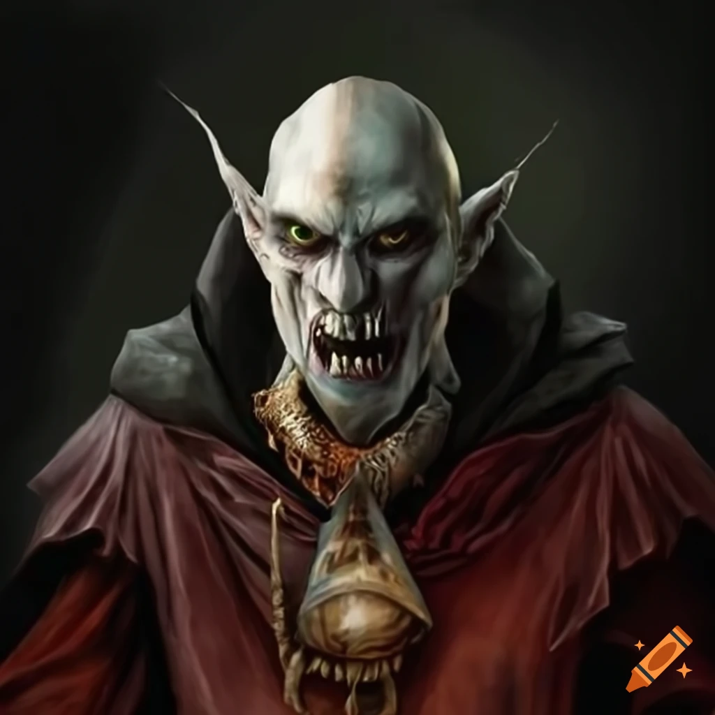 Vampire medieval on Craiyon