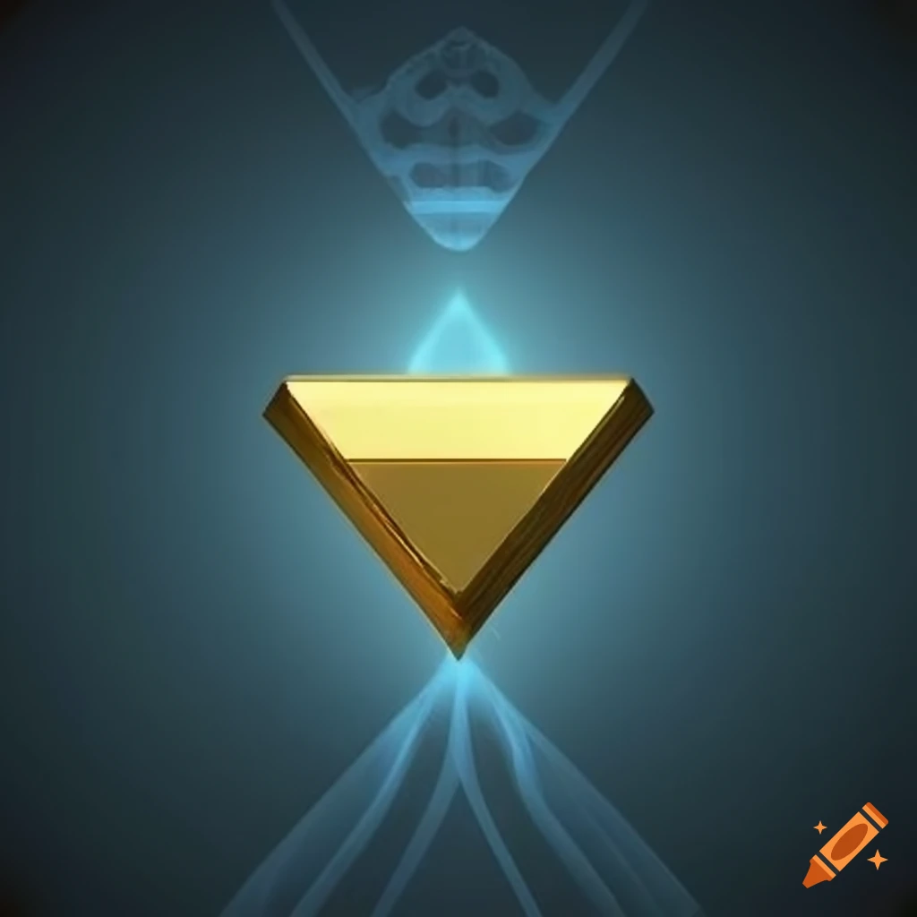 Triangle-shaped crest. in this triangle at the top left there is the ...