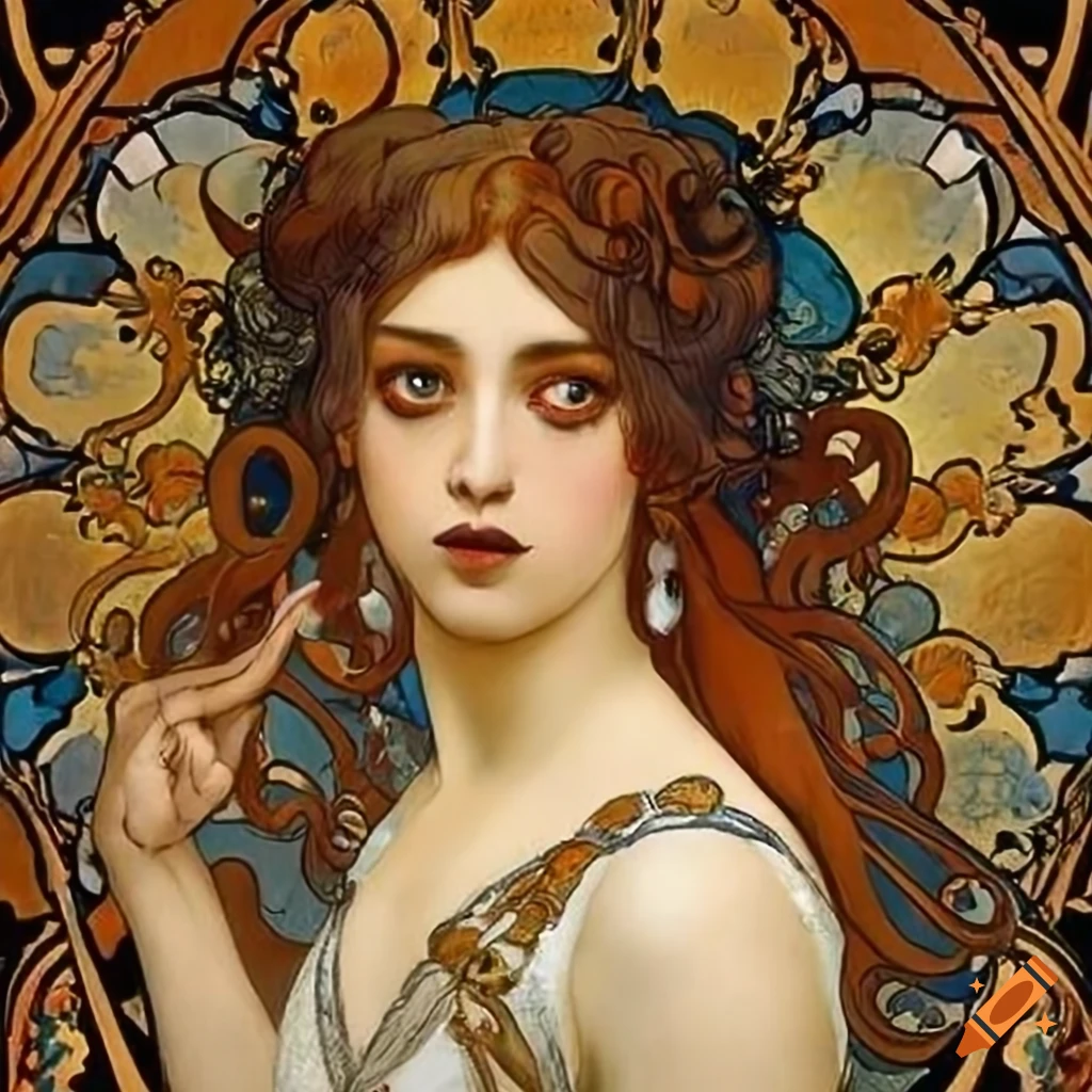 Gypsy with very dark brown eyes and tan skin, in a white dress, with a ...