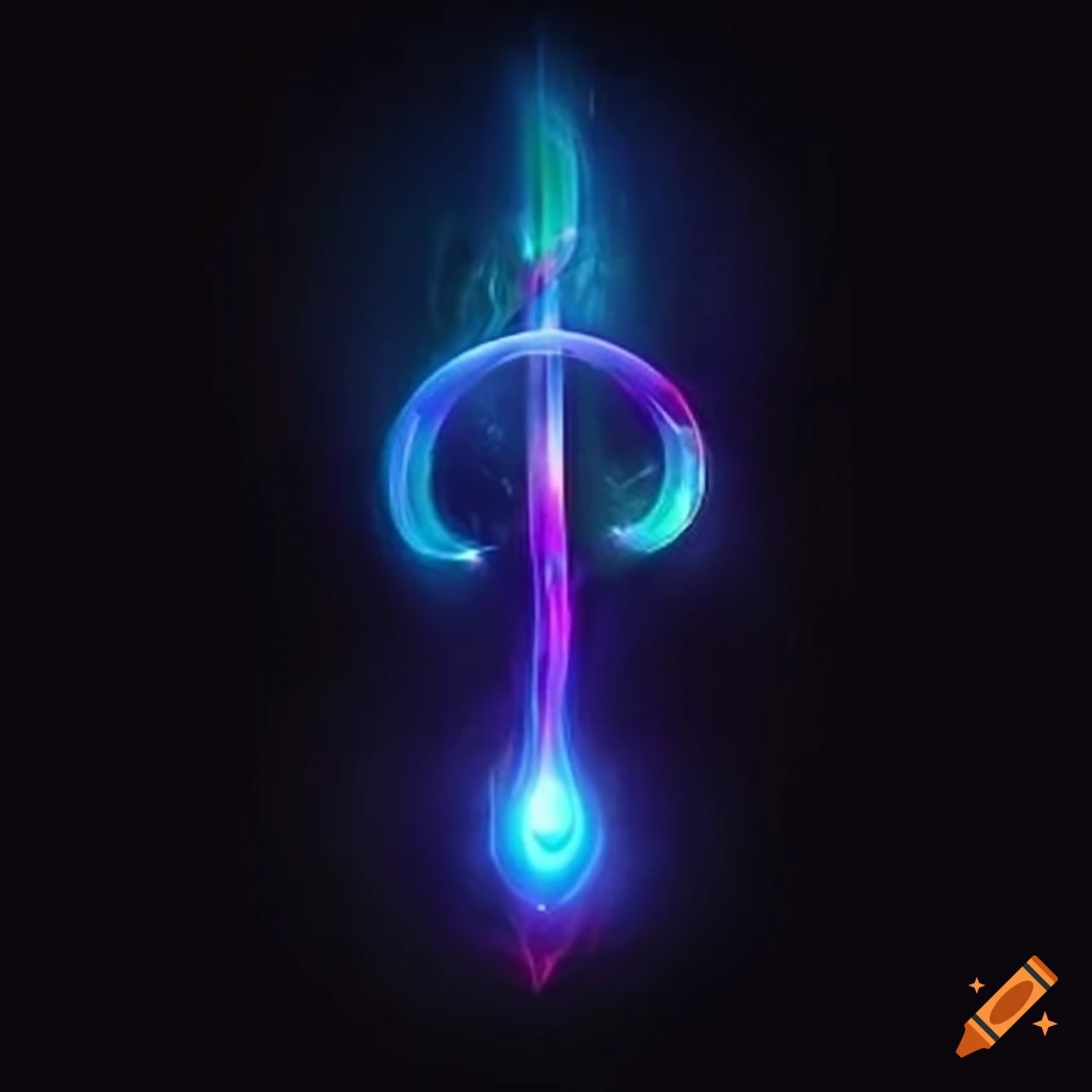 A mystical symbol representing a powerful magic attack