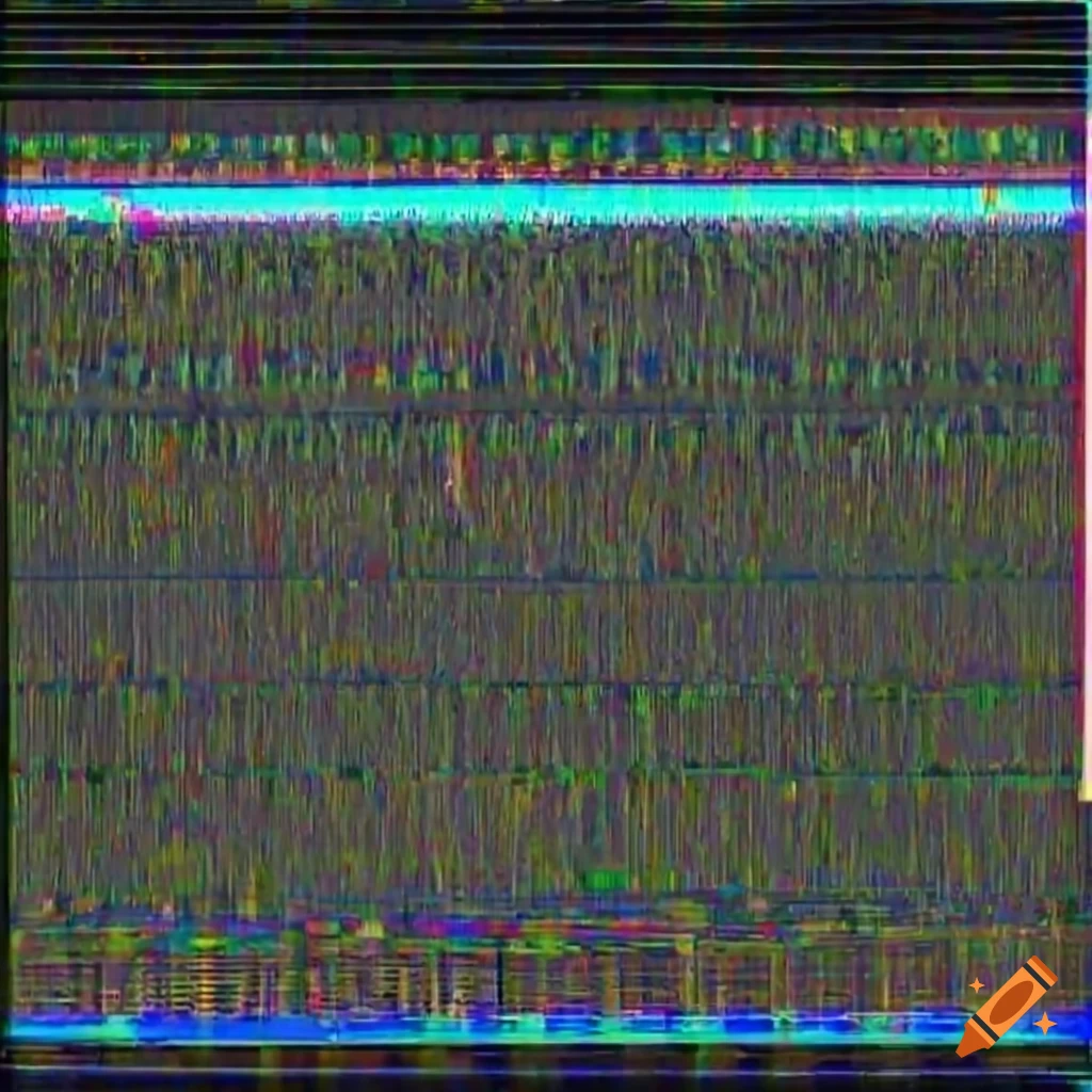 Crt distortion glitch