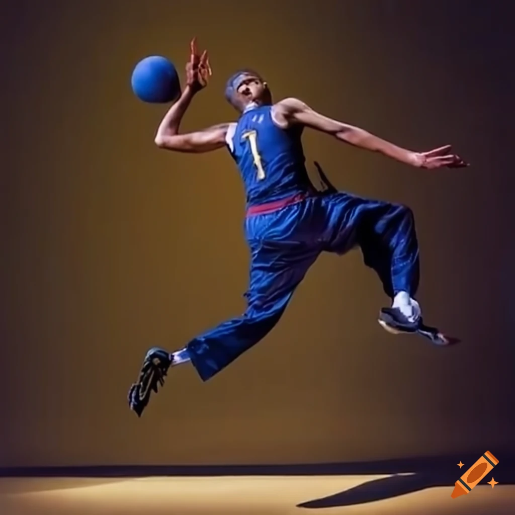 Obama dunking on trump on Craiyon