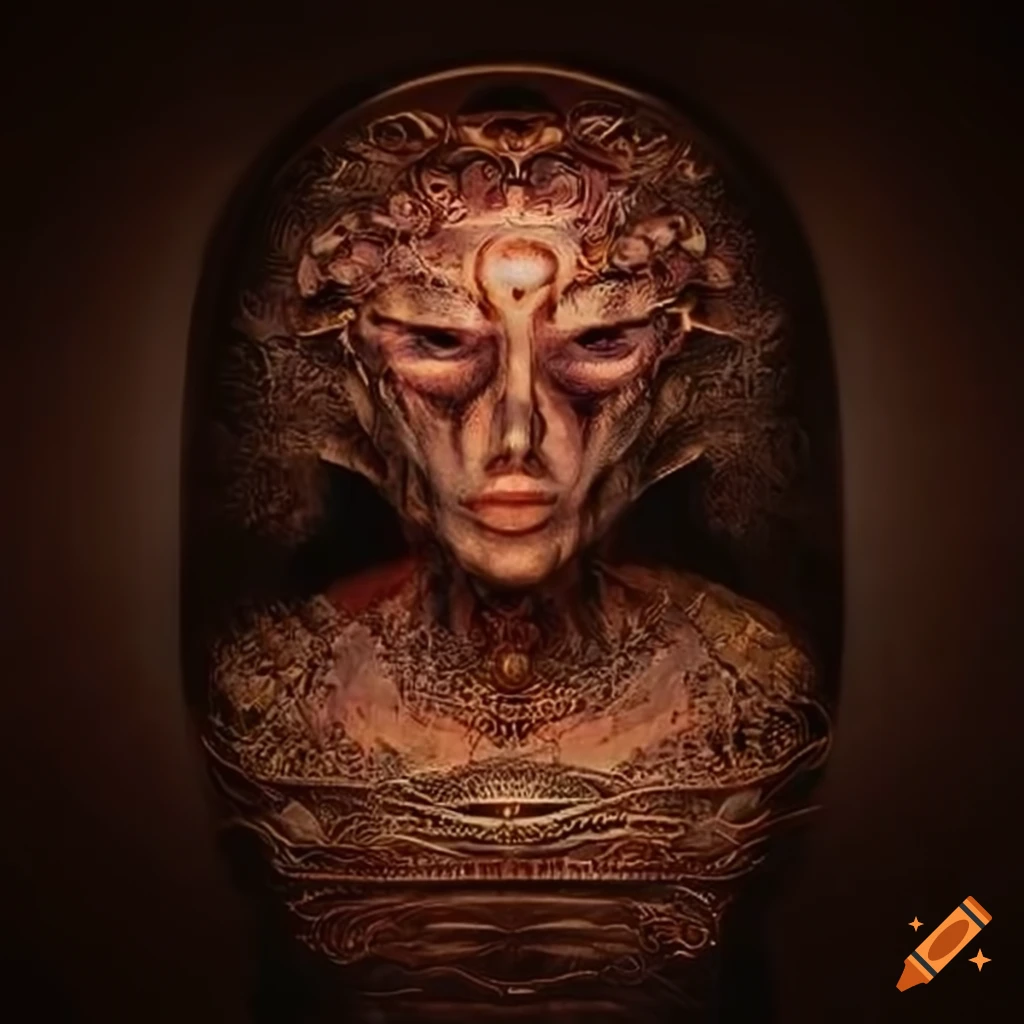 A mind-bending artwork in the style of richard case