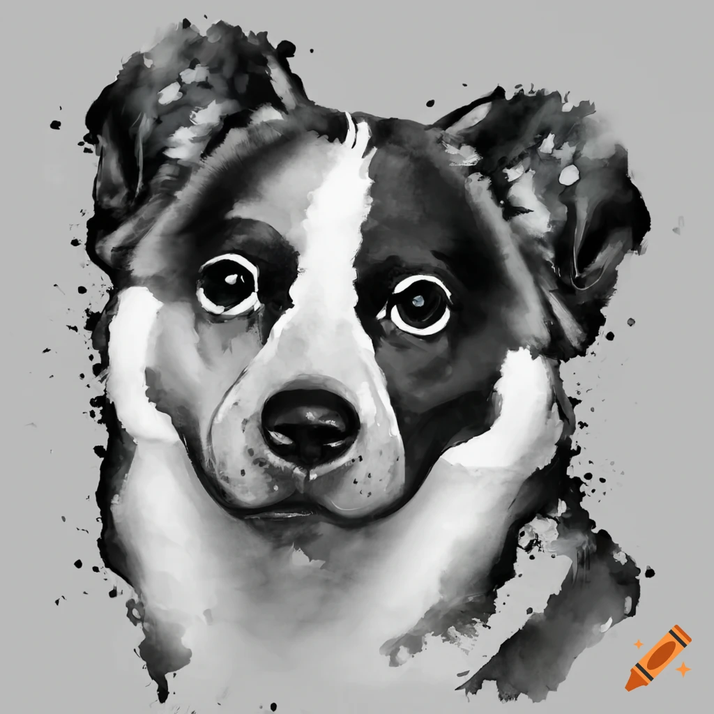 Dog painting cool