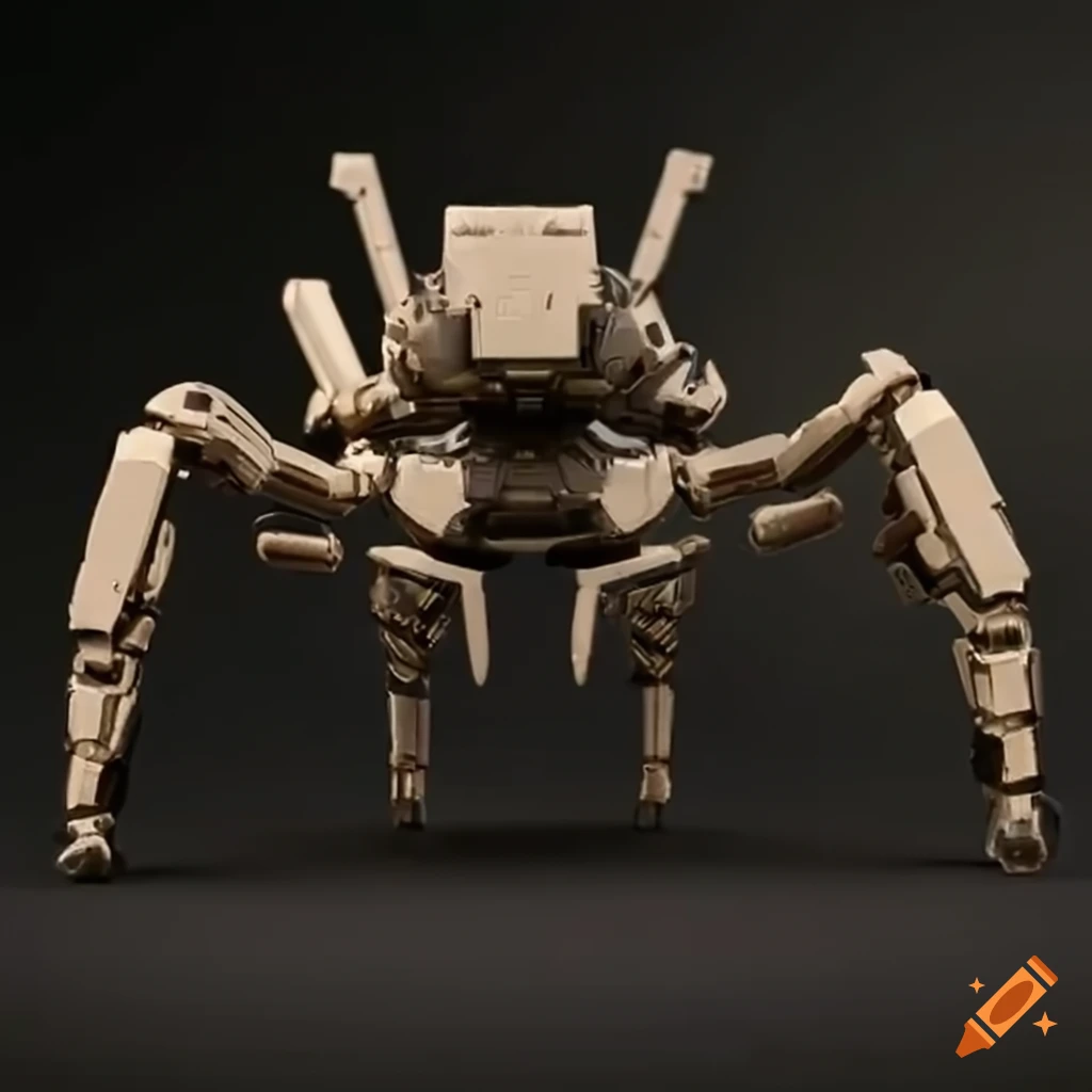 Scorpion mech 4 legged on Craiyon