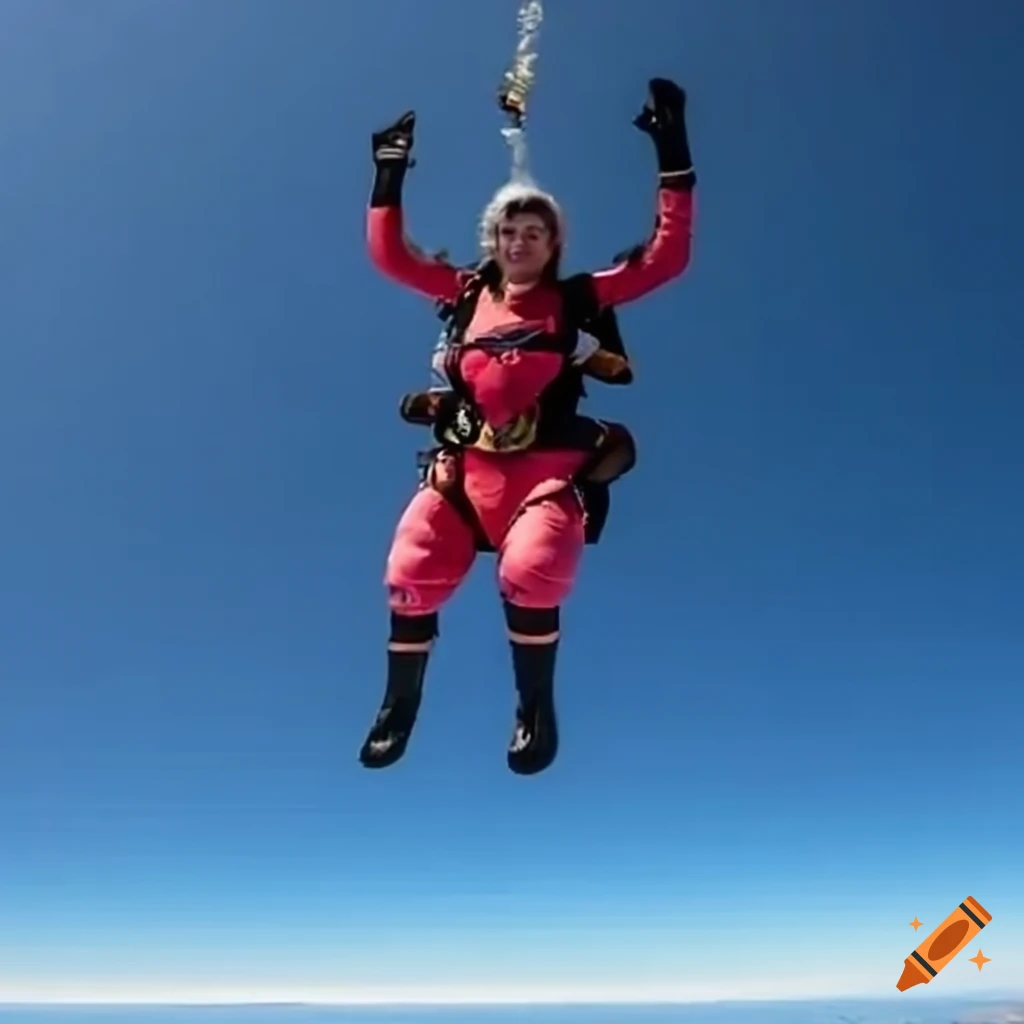Betty white sky diving