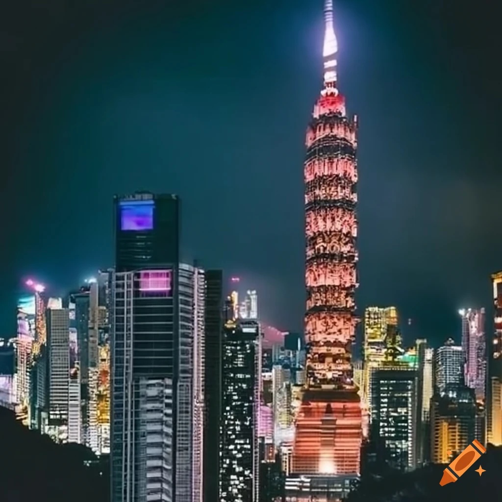 A city that blends Tokyo and Hong Kong and Taipei and Singapore and ...