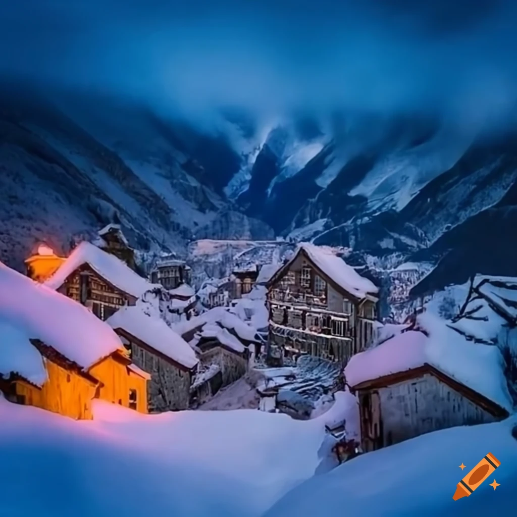 Snowy Village