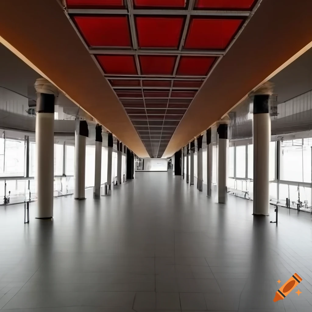 An exhibition hall 30m wide and 60m long free of internal columns and ...