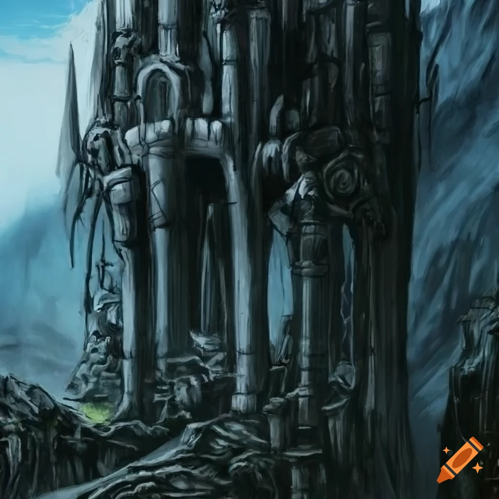 H R Giger Art Landscape