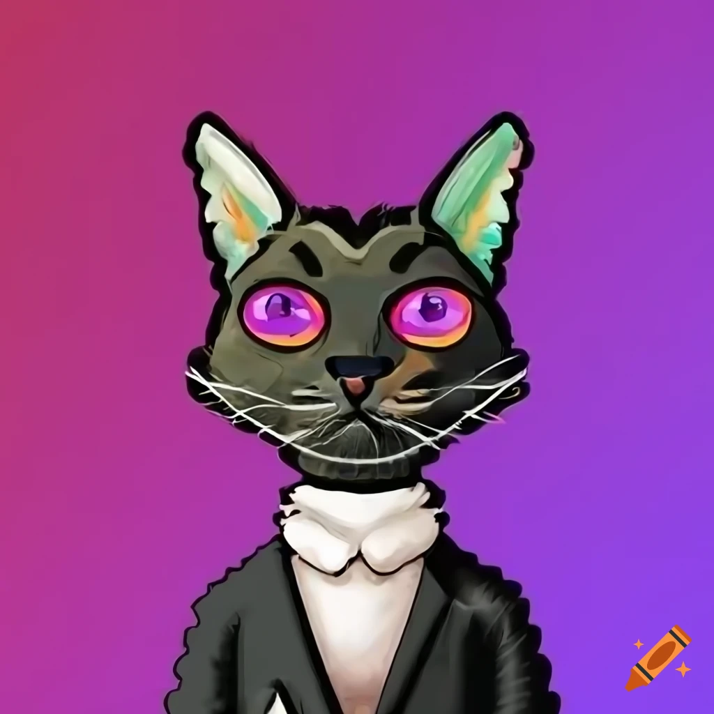 Nft collection feline on Craiyon