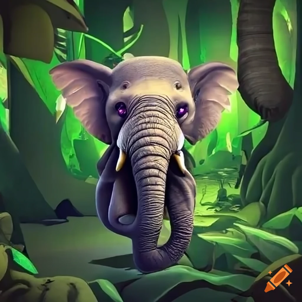 /imagine prompt life hacker elephant in the jungle on Craiyon