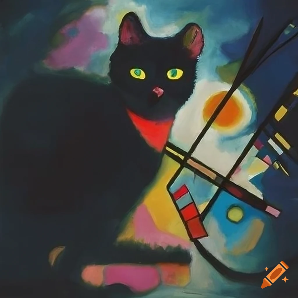 Wassily kandinsky, black cat