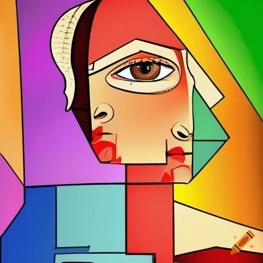 Cubism, eyes opening and closing