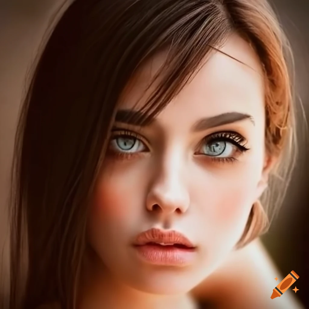 Cute woman on Craiyon