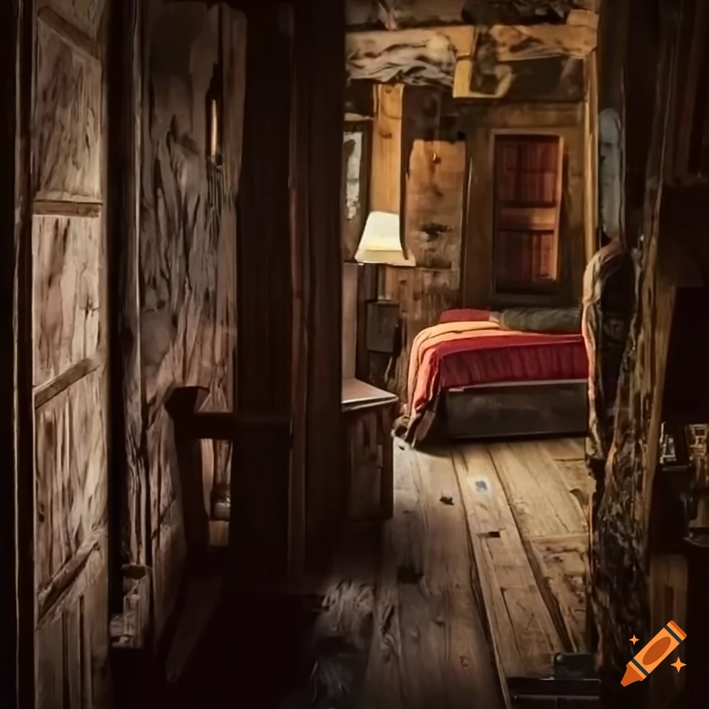 Escape room cabin on Craiyon