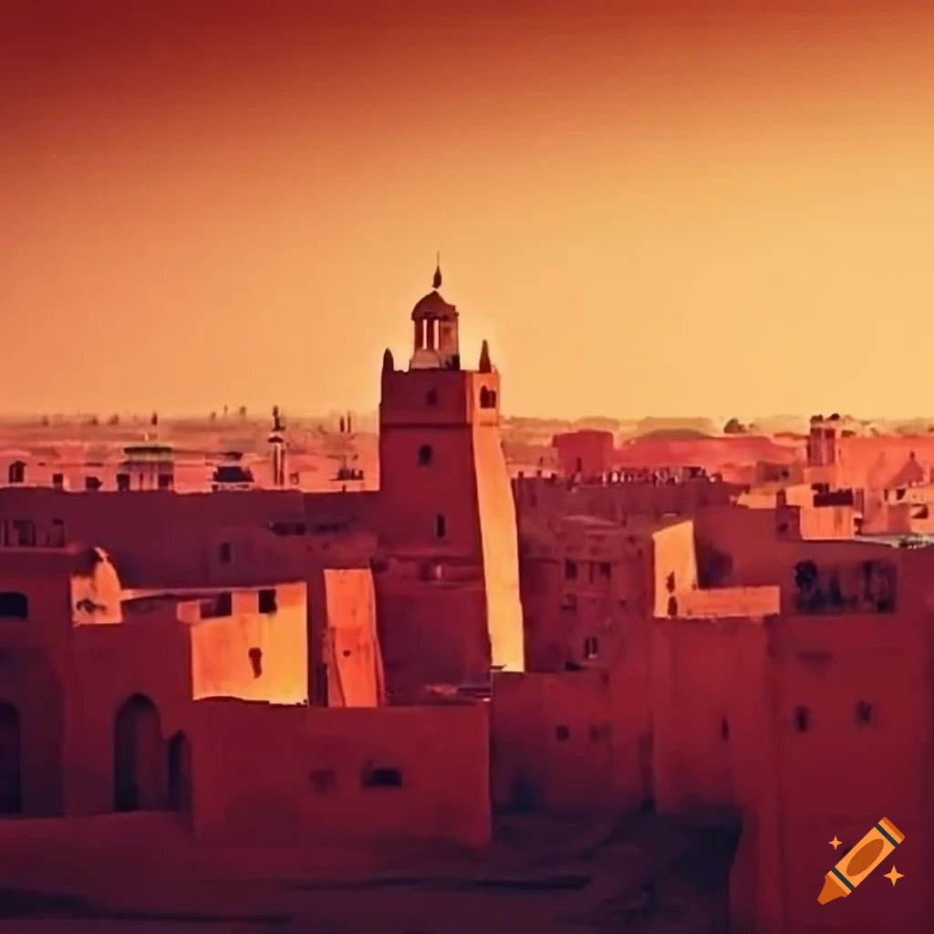 Medieval islamic town marrakesh