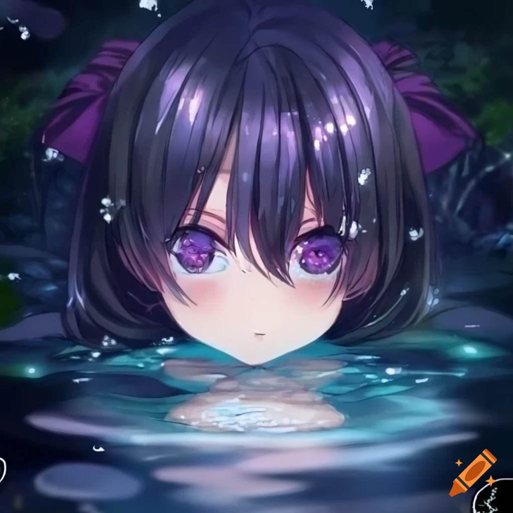 Anime, moth boy, kemonomimi, feminine, forest, lush, night, dark ...