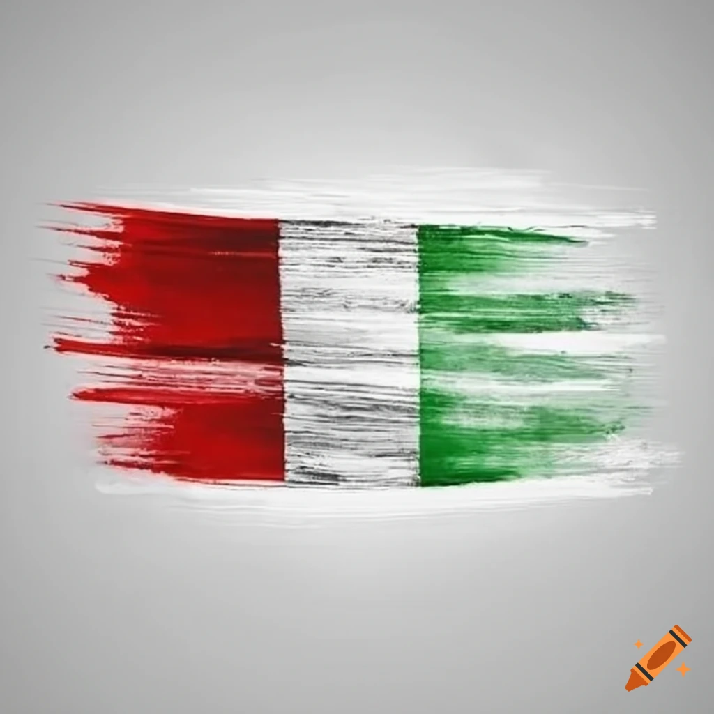 Abstract blend of italian flag