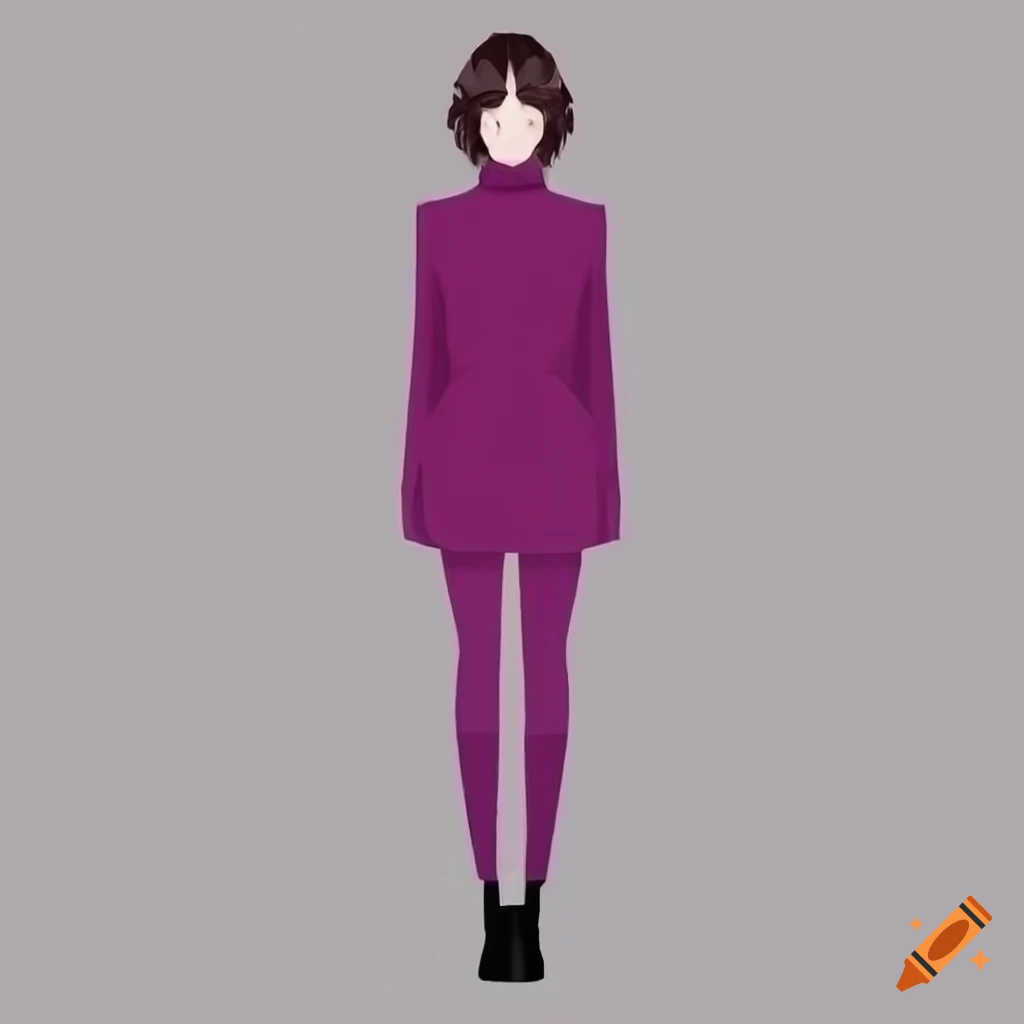 Low poly turtleneck outfits