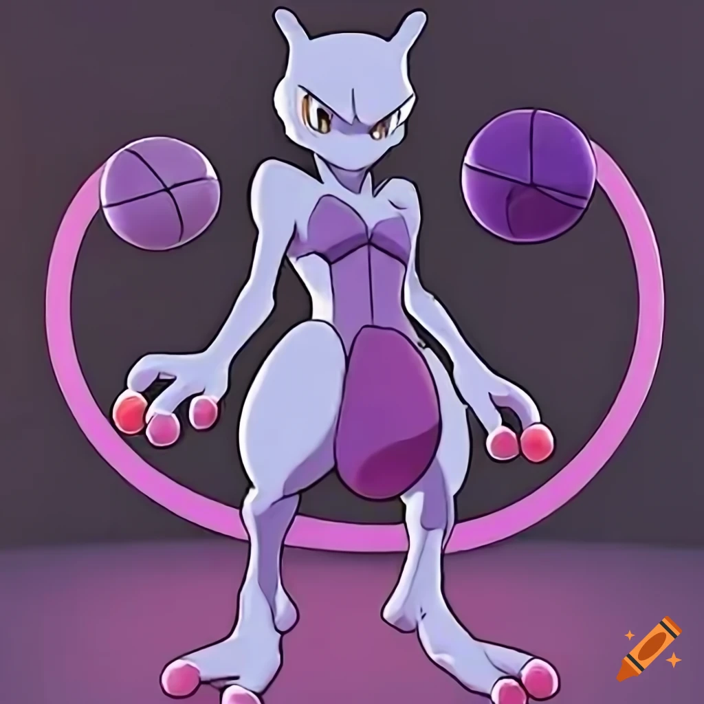 Mewtwo basketball, color blocking