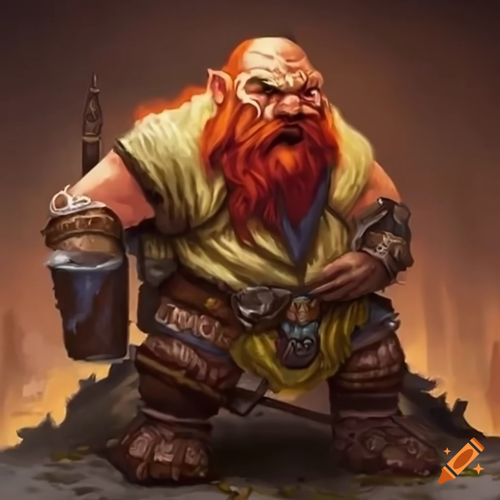 Mountain dwarf d&g redhead booze hero of the nation stalker 4k