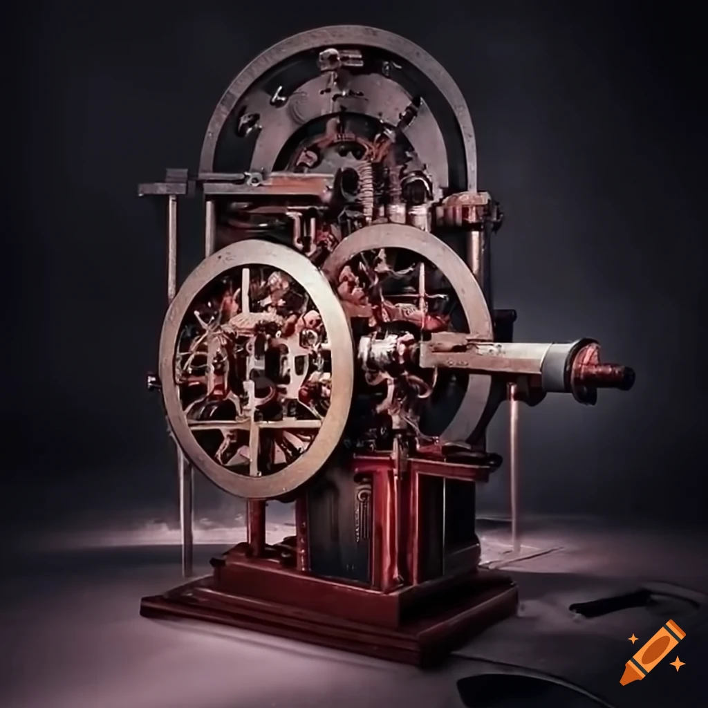 Mechanical machines on Craiyon