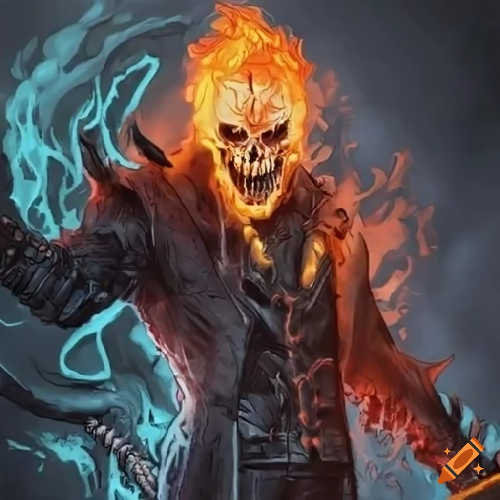 Ghost rider fused with savitar
