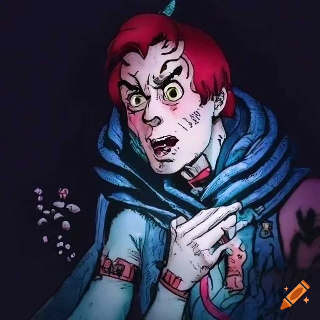 Cyberpunk butoh. Edo yokai. manga art style. closeup complex scene by ...