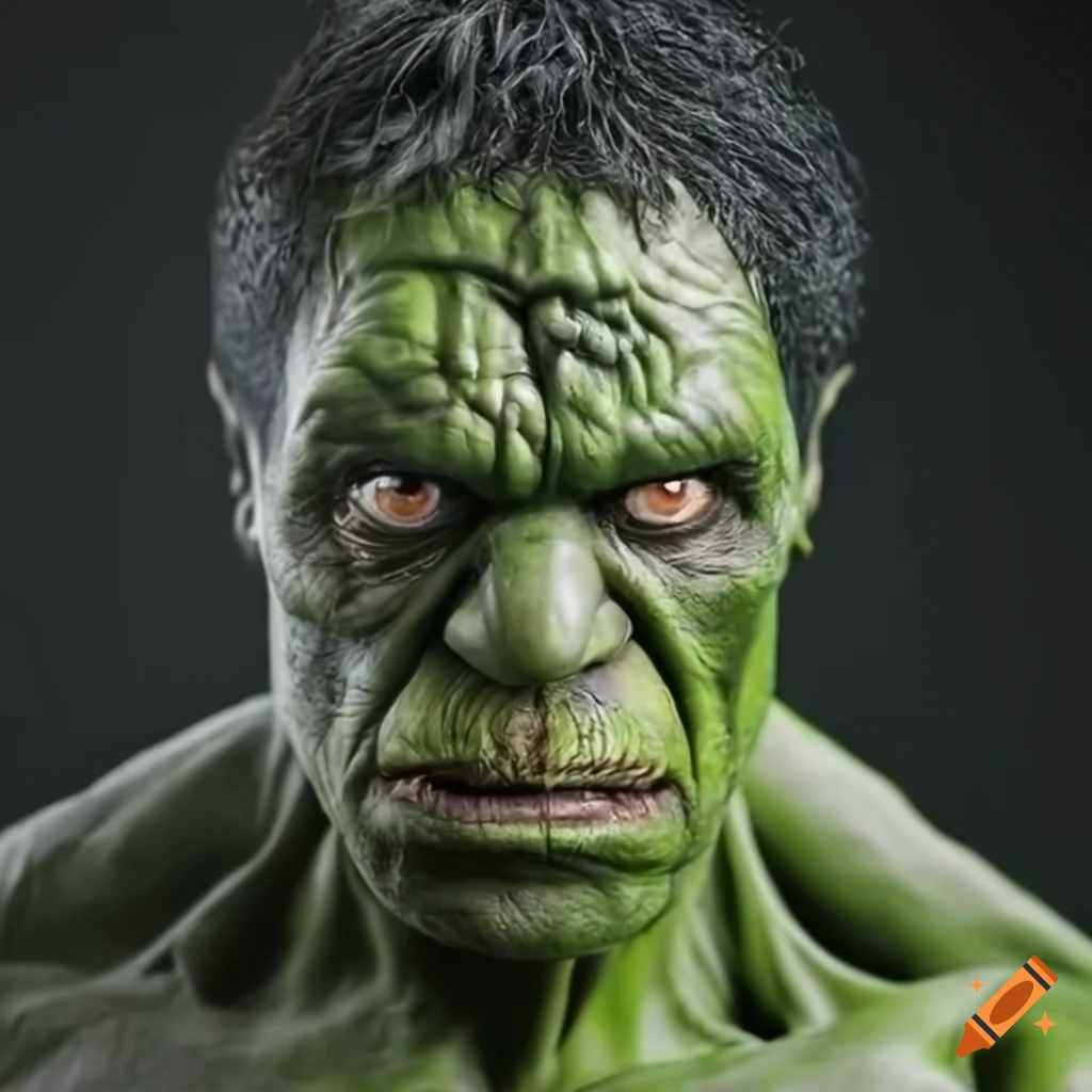 8k, Hyper Realism, Hyper Realistic, The Hulk Zombie on Craiyon