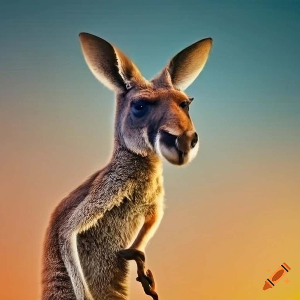 Kangaroo holding 2032 poster