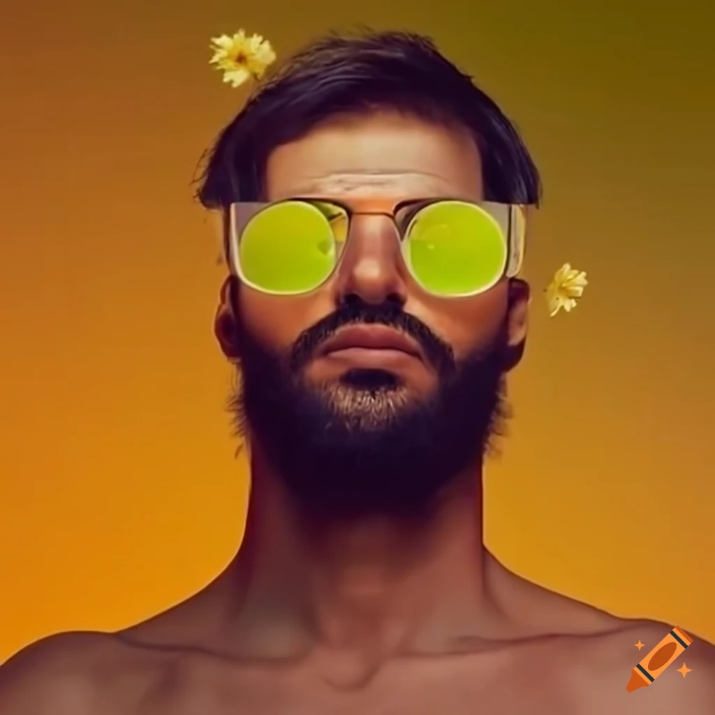 Selfie Closeup of athletic straight Lebanese man with glasses in Two ...