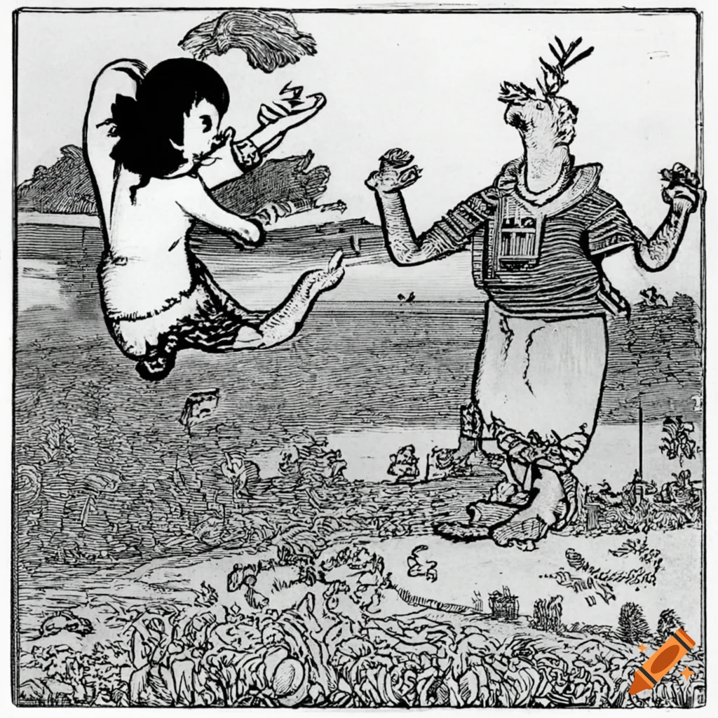 Closeup complex scene by donn p crane and aubrey beardsley and jim ...