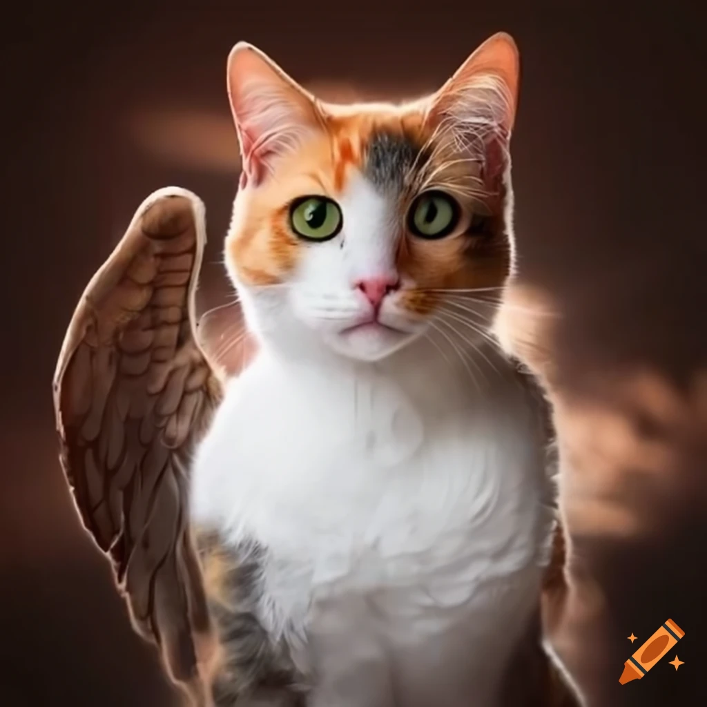 She is everything she is beauty she is an angel she is a calico cat on ...