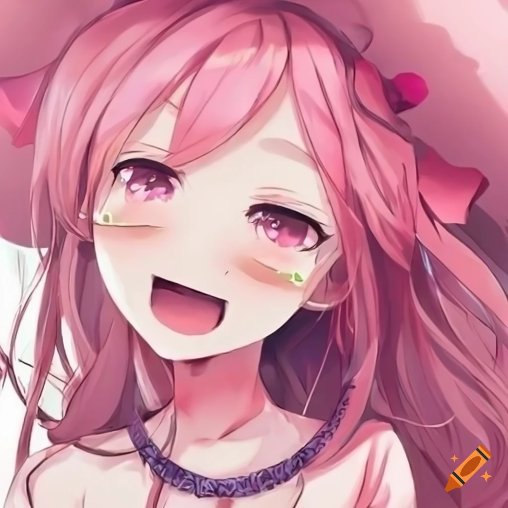 Anime cute pink on Craiyon