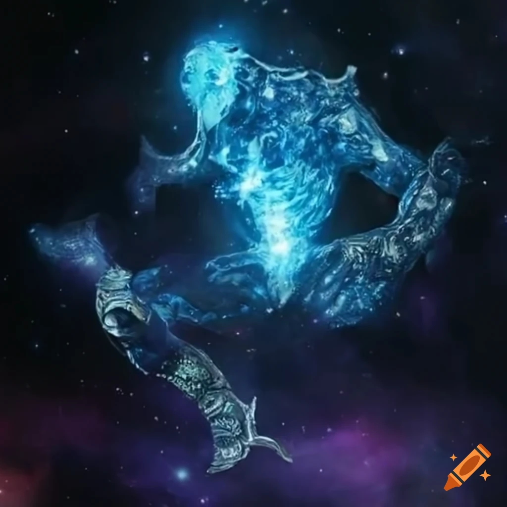 Cosmic elemental inspired by marvel's eternity and infinity on Craiyon