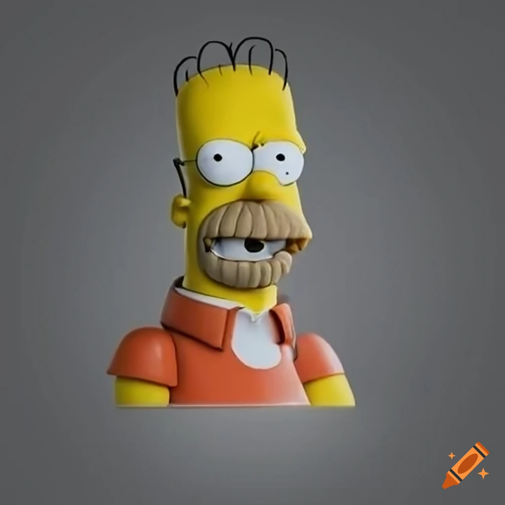 Homer simpson portrait