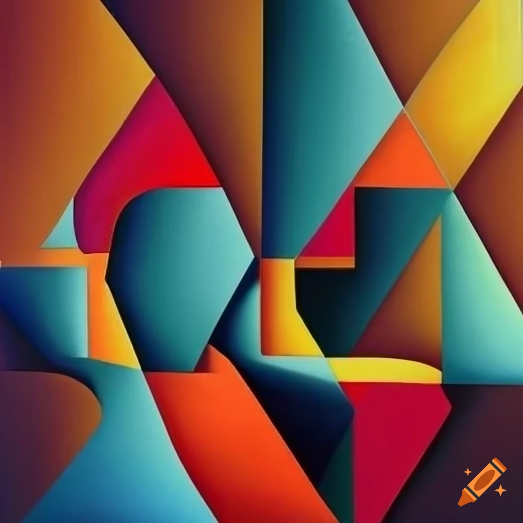 Abstract cubist entropy on Craiyon