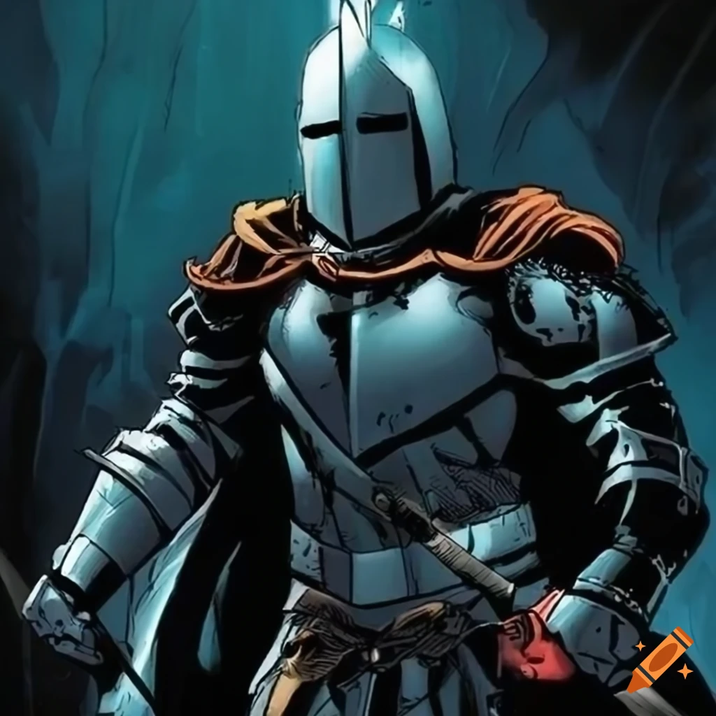 Knight comic on Craiyon