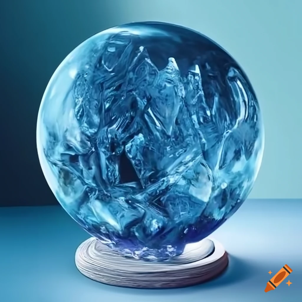 Ice sphere on Craiyon