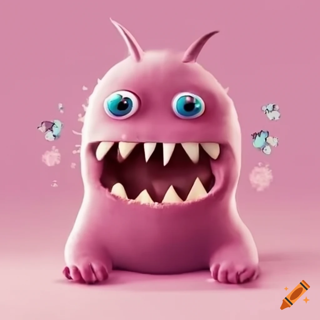 Sweet monster for a kindergarten