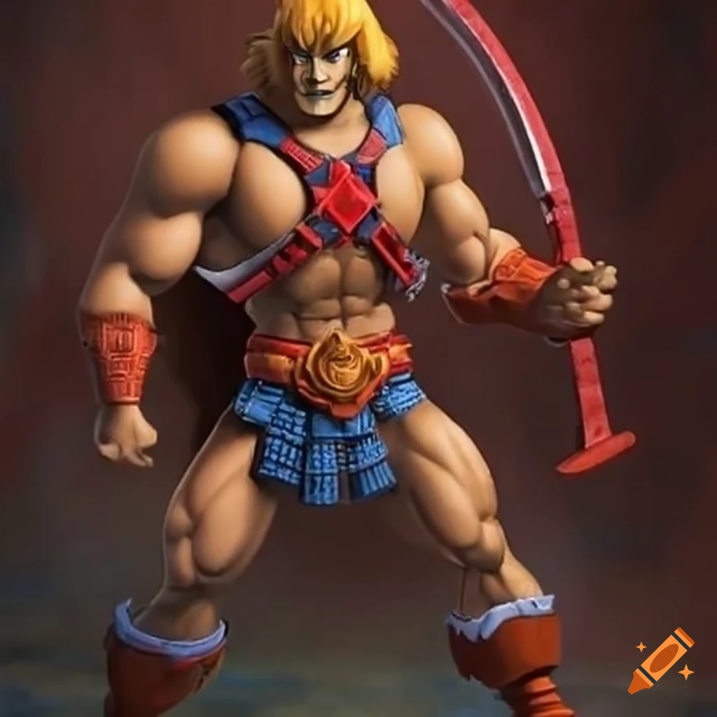 He man master of the universe version samurai on Craiyon