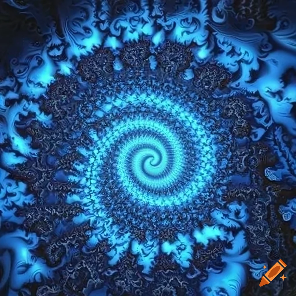 Fractal blue