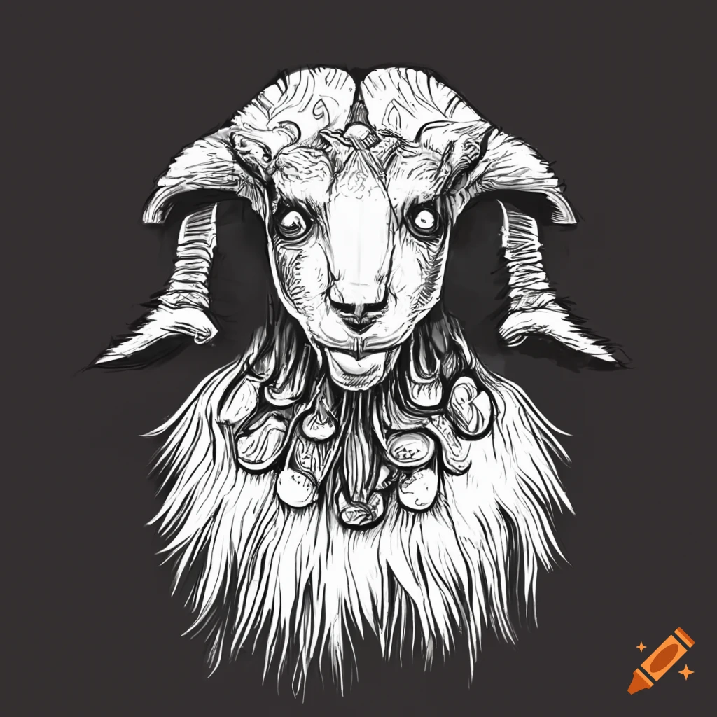 Goat headed humanoid