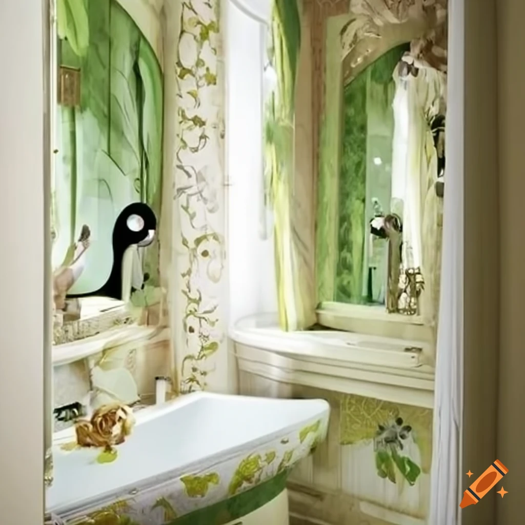 Tinker bell inspired bathroom on Craiyon