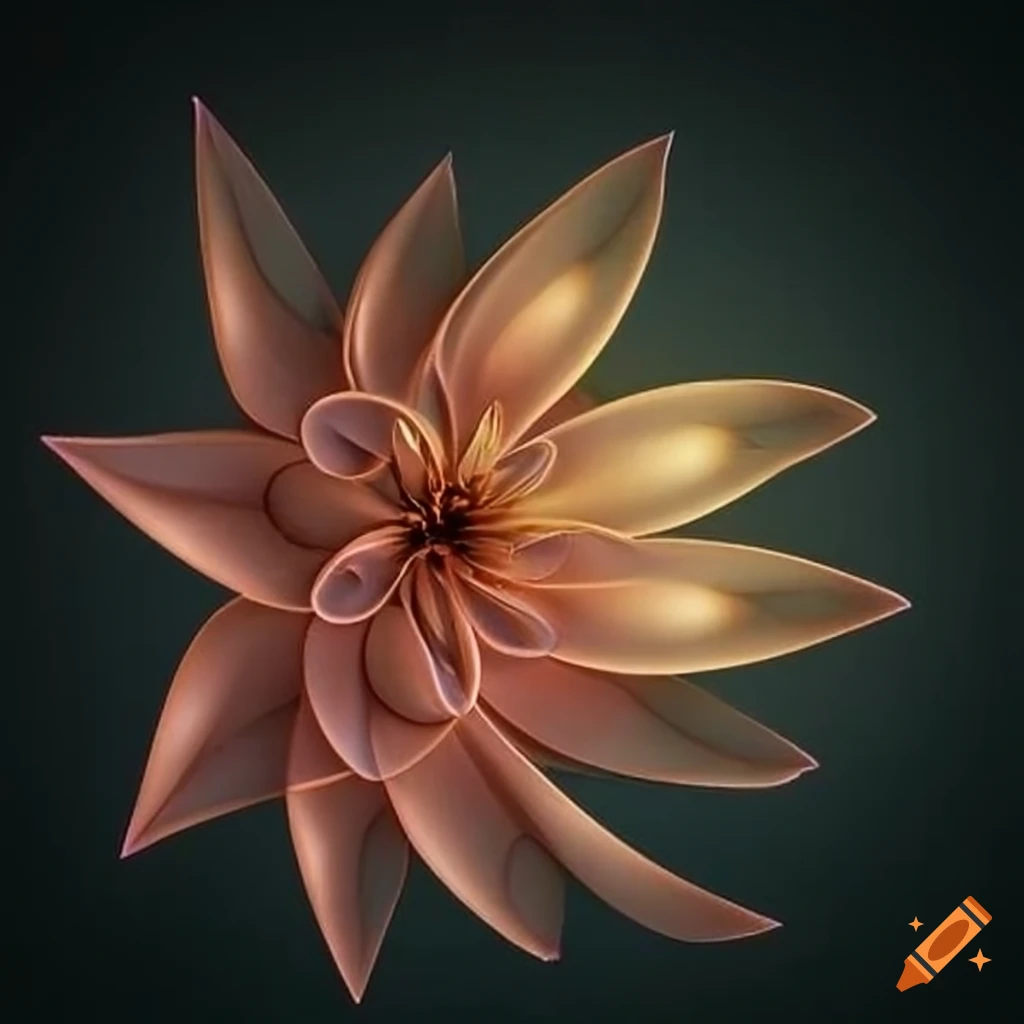 A plant with fractal traits incoperated into it's flower