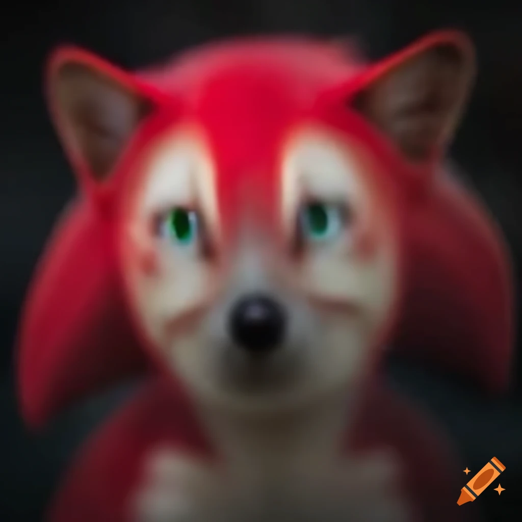 Autistic Shadow the hedgehog on Craiyon