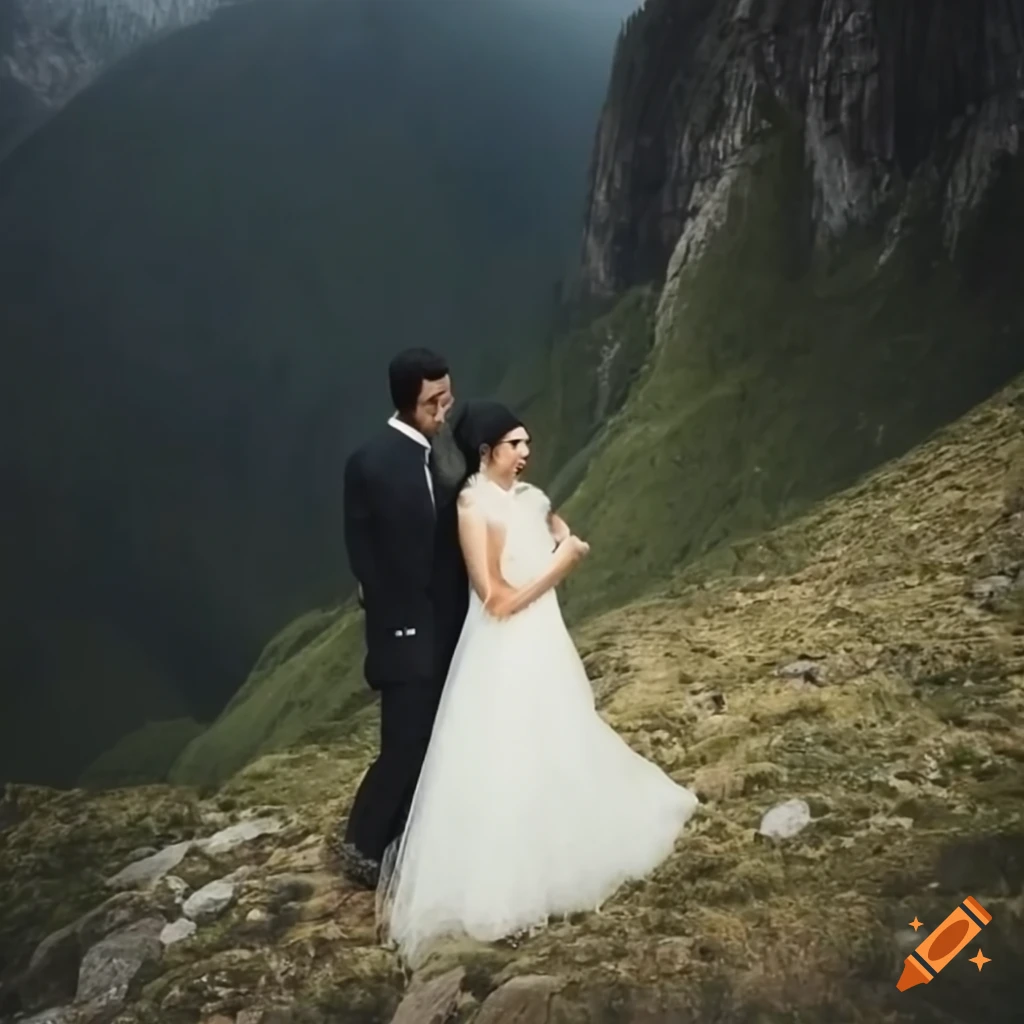 A 150cm tall, black-haired, beautiful bride and a 180cm tall, handsome ...