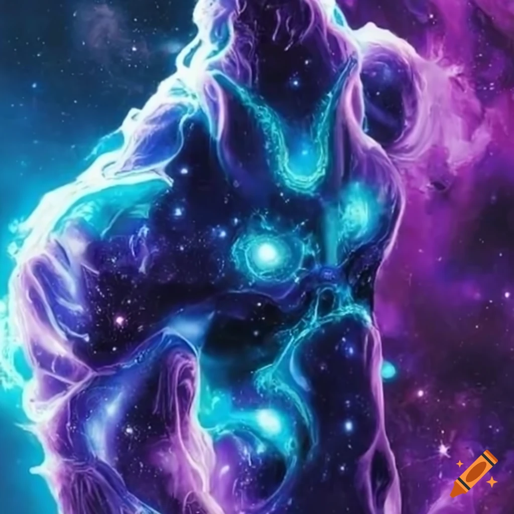 Cosmic elemental inspired by marvel's eternity and infinity on Craiyon